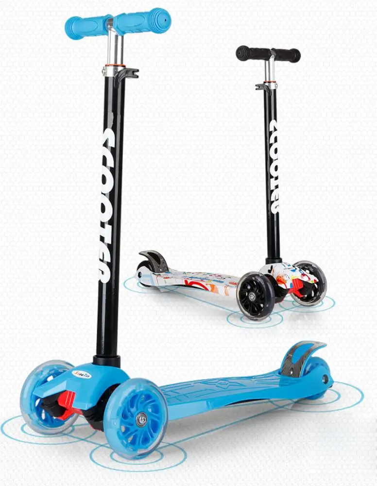 Kid Scooter 3 Wheel Scooter for Kids Children - Foldable & Adjustable
