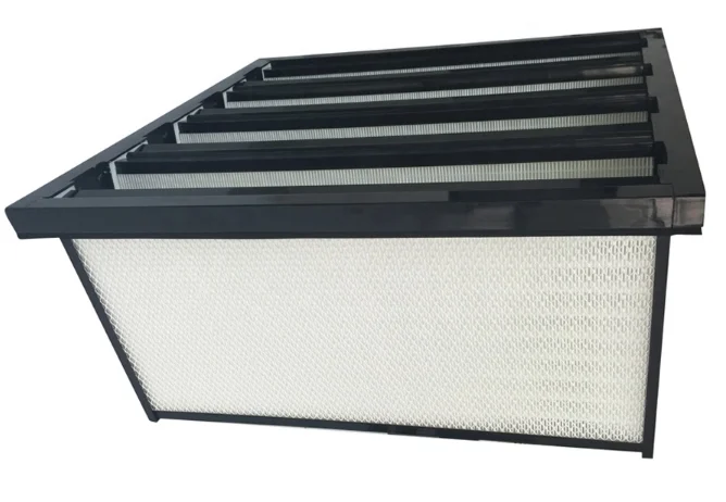 Medium V Bank Box Filter for air Handling Unit AHU Whole House air ...