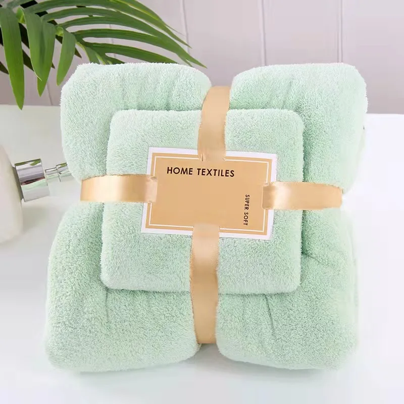 Oem Accept Free Samples High Quality Thick Coral Fleece Beach Towel