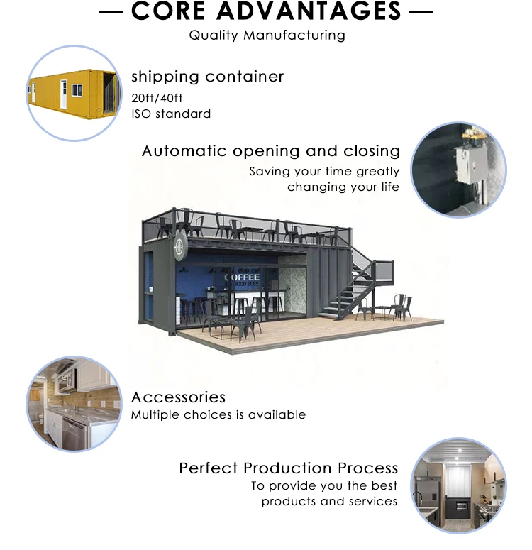 Best Selling Portable Prefab Bar Container House - 5+ Years Warranty