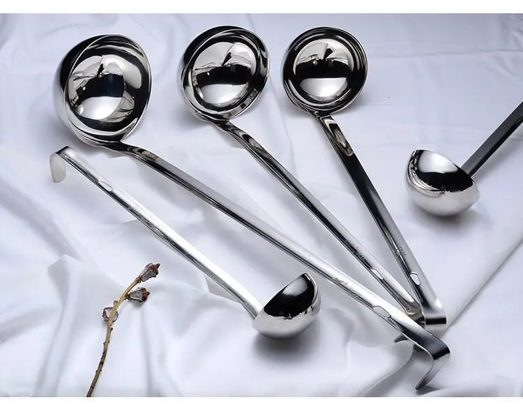Stainless Steel Kitchen Restaurant Accessories - Measuring Soup Ladles