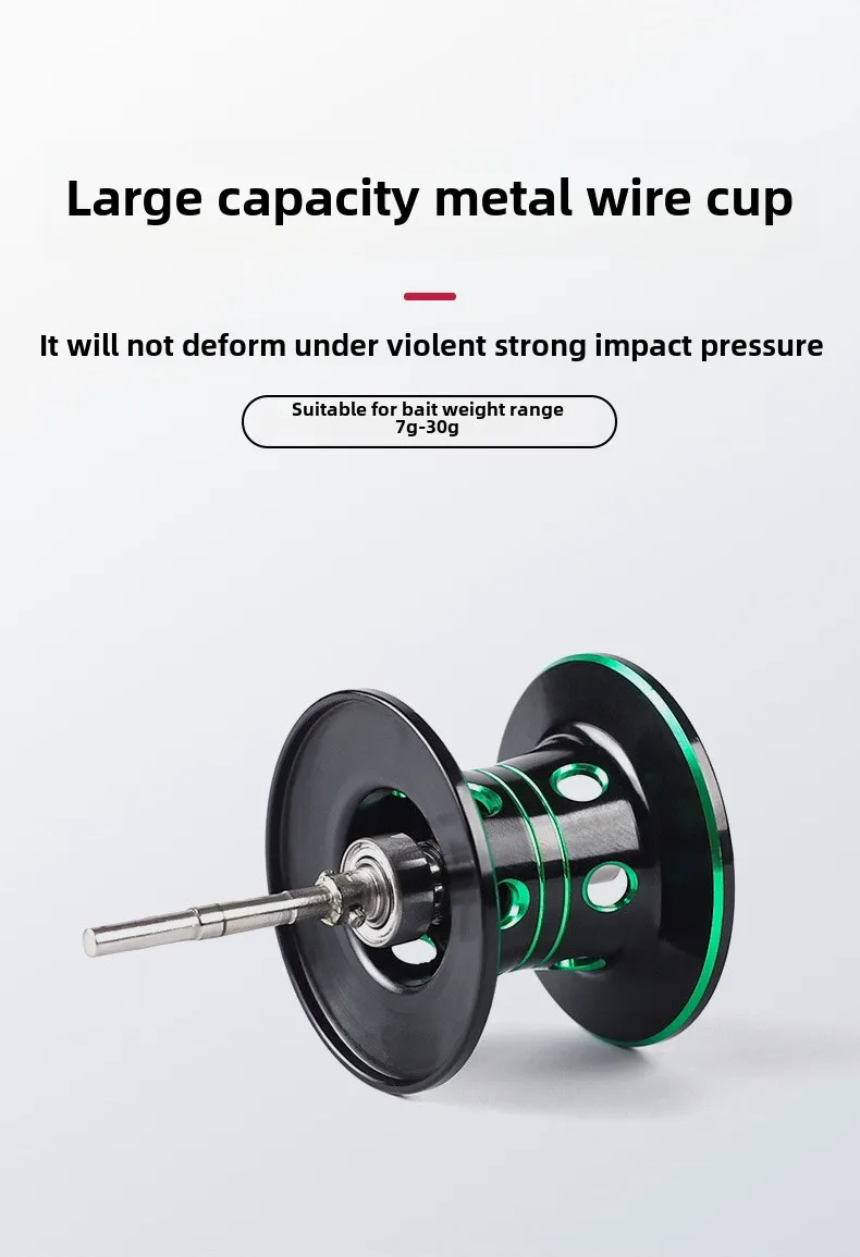 Long-distance Casting Special Black Micro-Object Lua Rod Wheel