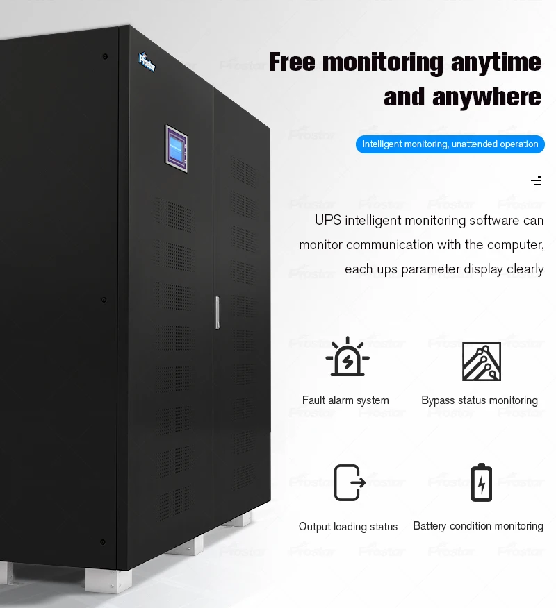 Prostar 500KVA/400KW 3 Phase Intelligent Parallel China UPS