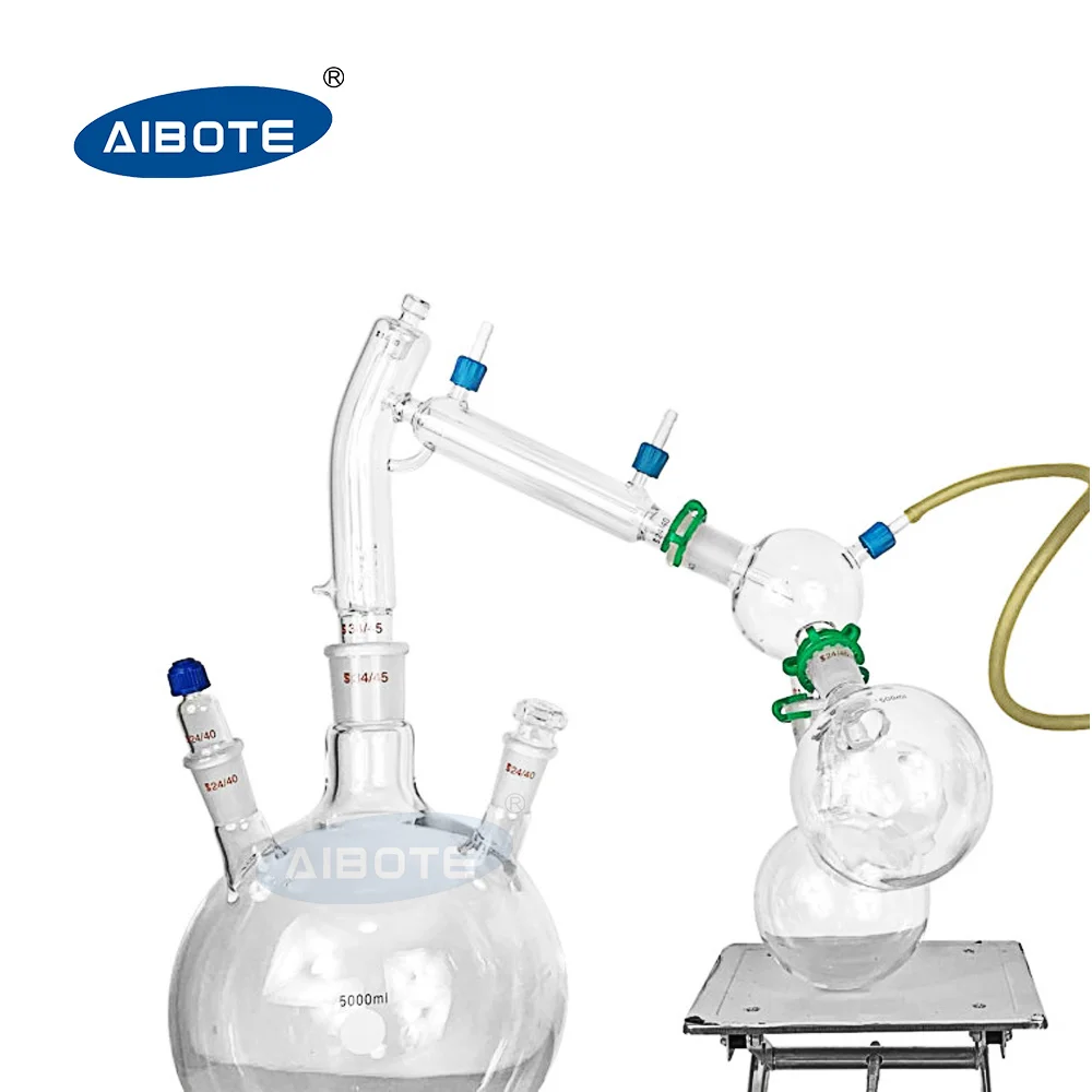Lab Solvent Extraction 5L Glassware Distillation Apparatus