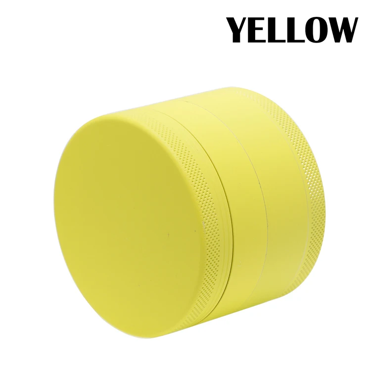 Custom Logo 63*47mm 63mm Aluminum Herb Grinders 4 Layers Orange ...