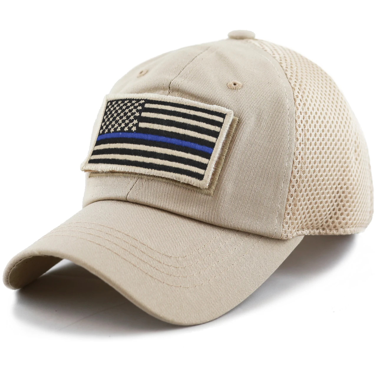 Tactical Embroidery Patch Trucker Cap Operator With Usa Flag Camouflage ...