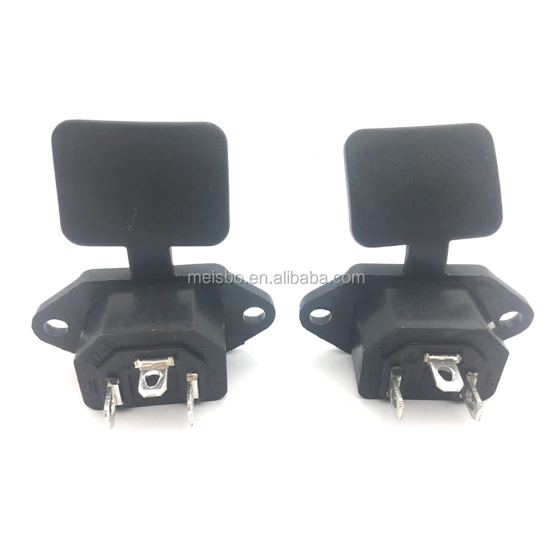 Waterproof C13 Power Panel Mounting - IEC320 C14 Socket