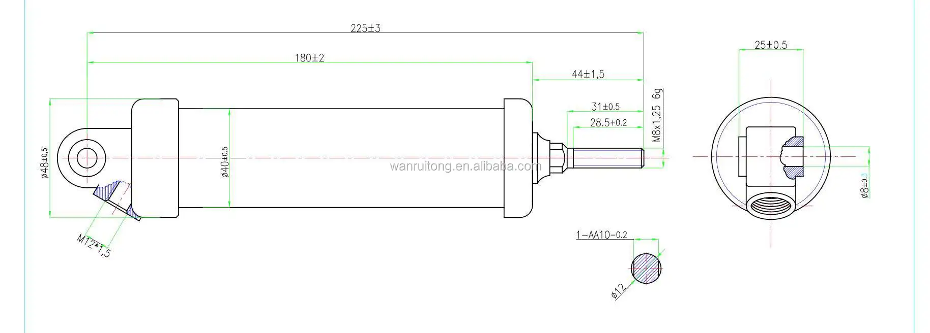 VIT Control Cylinder 4214110200 for MB Truck Spare Parts
