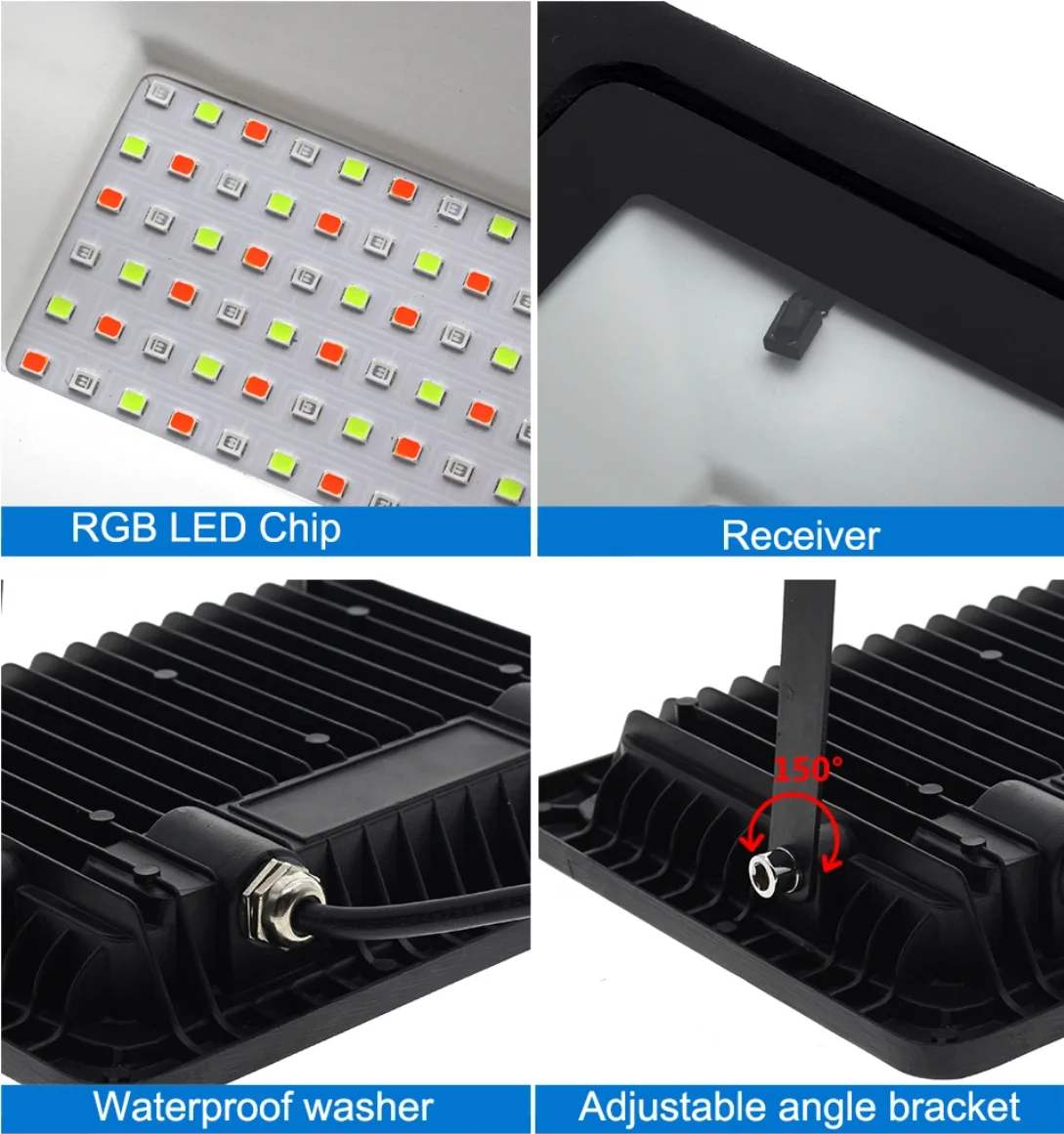 Outdoor Led Floodlight Color Changing Led Stage Landscape Lighting ...