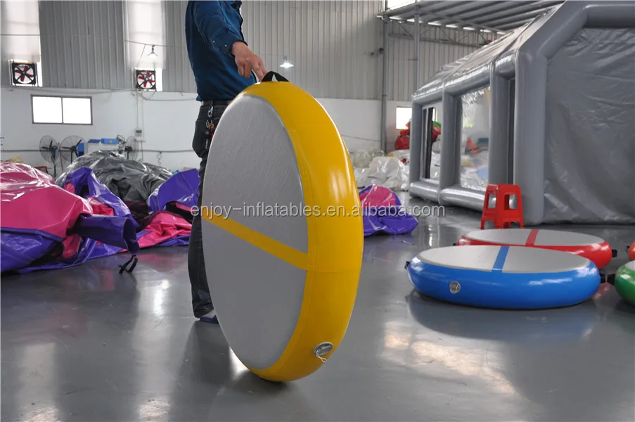 Dwf Inflatable Airspot Circle Round Gymnastics Mat Air Track - Buy Dwf ...