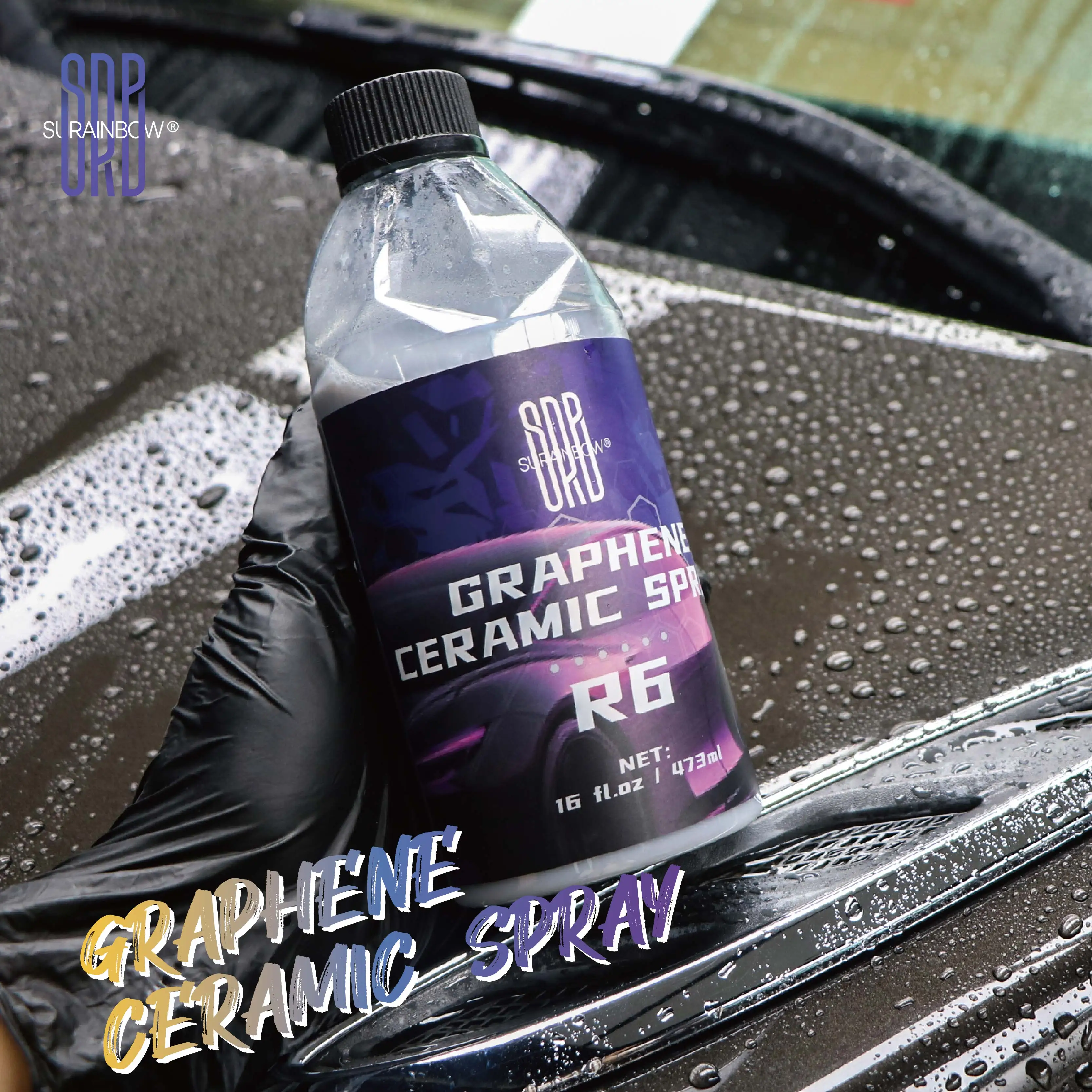R6 Graphene Detail Spray - Enhance Car Shine & Protection