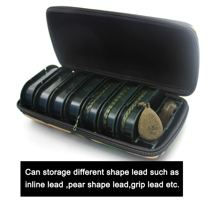 1 BOX Carp Fishing Leader Storage Case Leader Line Organiser Case ...