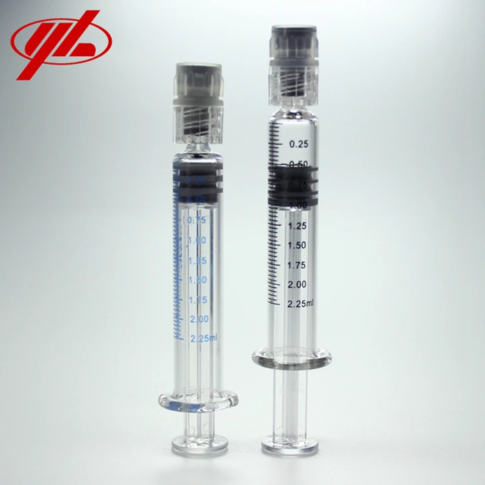 Disposable Medical Glass Prefilled Syringes - 1ml to 5ml