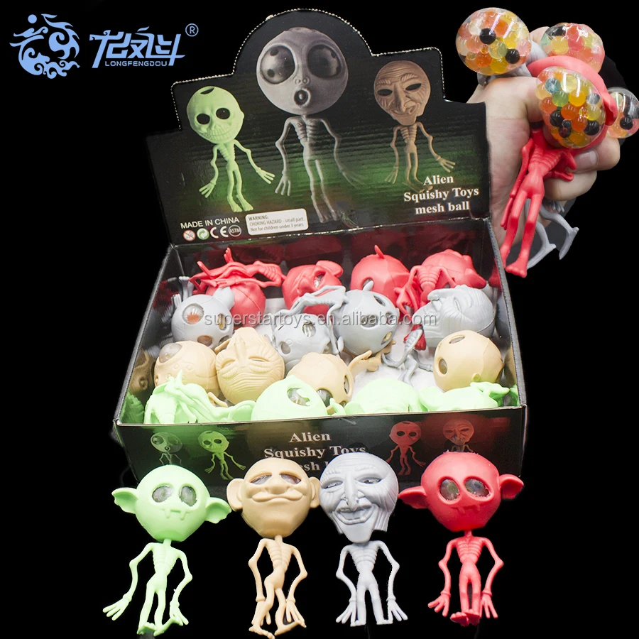 Squeeze Fidget Toy Aliens - Stress Relief & Eco-friendly