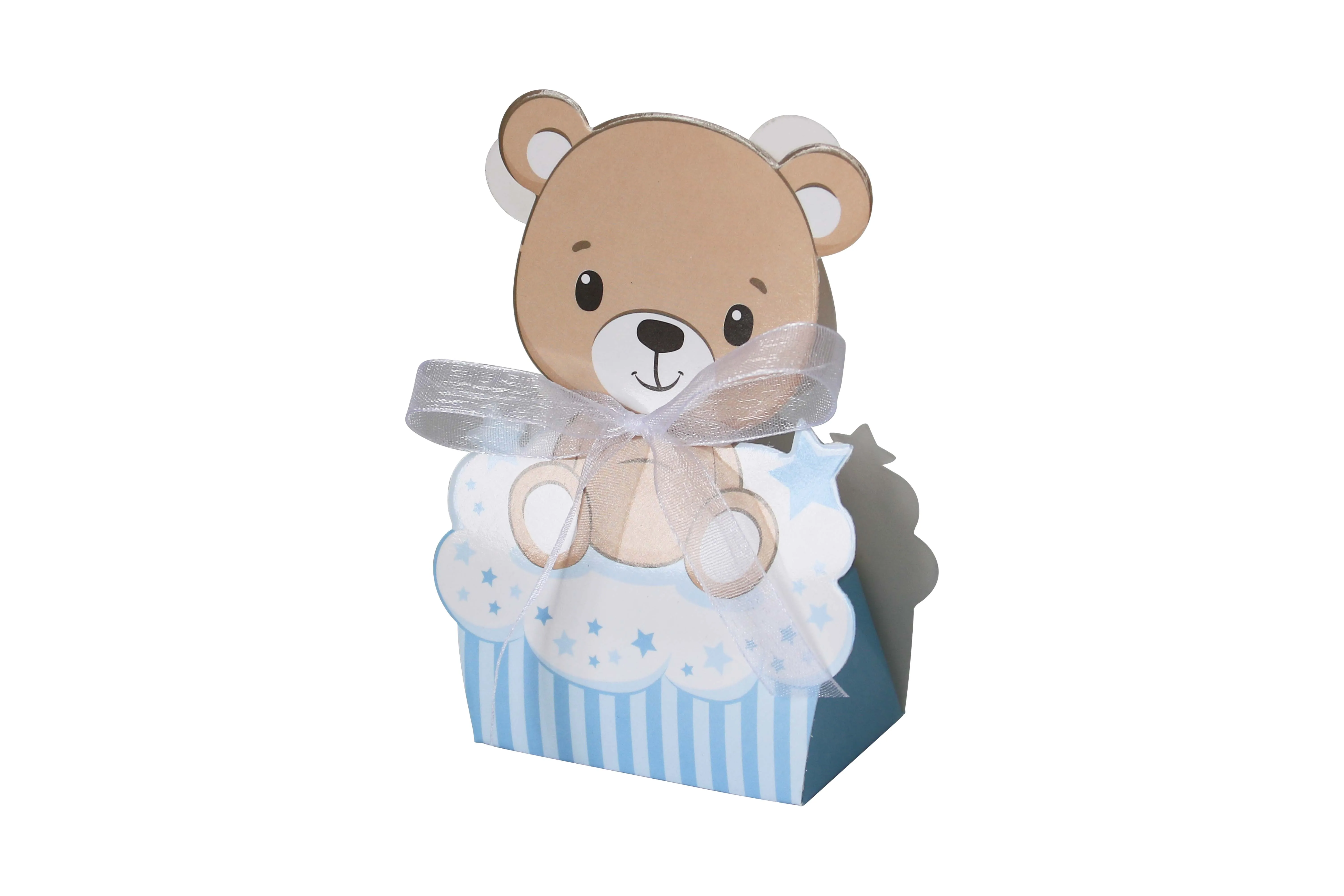 50 Pack Bear Gift Boxes Baby Shower Party Favors Teddy Bear Gift Box ...