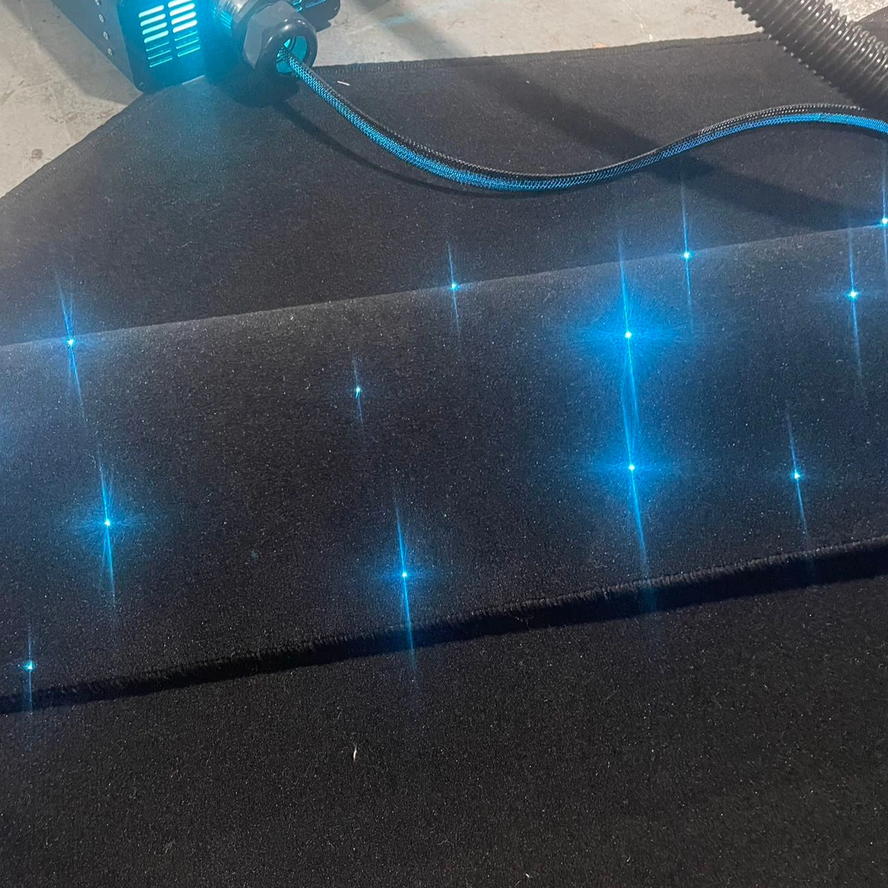 Black Fiber Optic Lighting Carpet - Buy Fiber Optic Lighting Carpet,Led ...