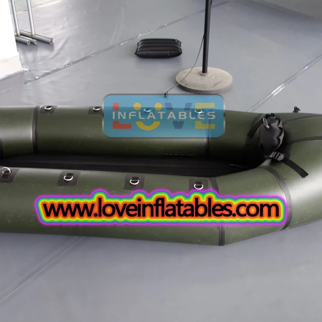 TPU Inflatable Ultralight White Water Backpacking Rafts Boat