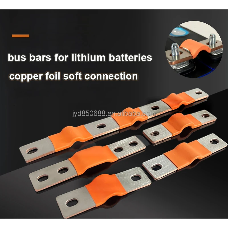 Flexible Busbar Soft Copper Busbar Lifepo4 Battery Long Bus bar Short ...