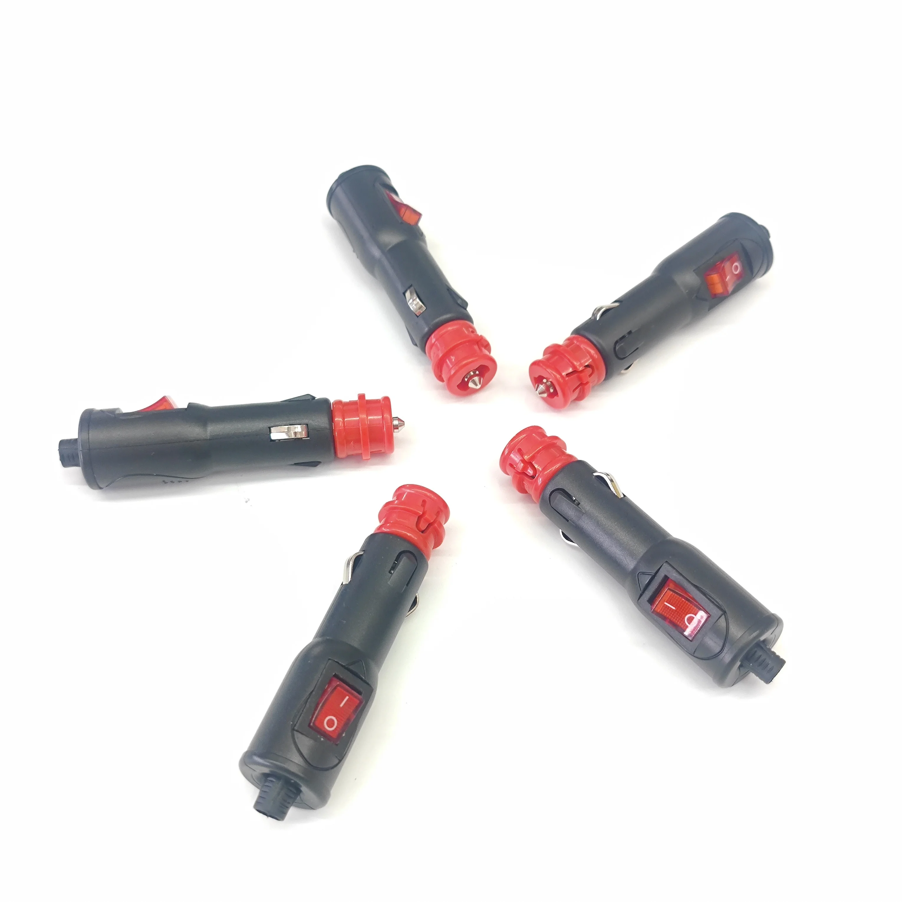 Car Heavy-duty 12v Male Plug Cigarette Lighter Adapter With On Off ...