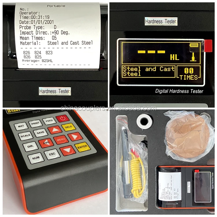 Iwin Portable Digital Leeb Hardness Tester & Total Hardness Test Kit - Oem