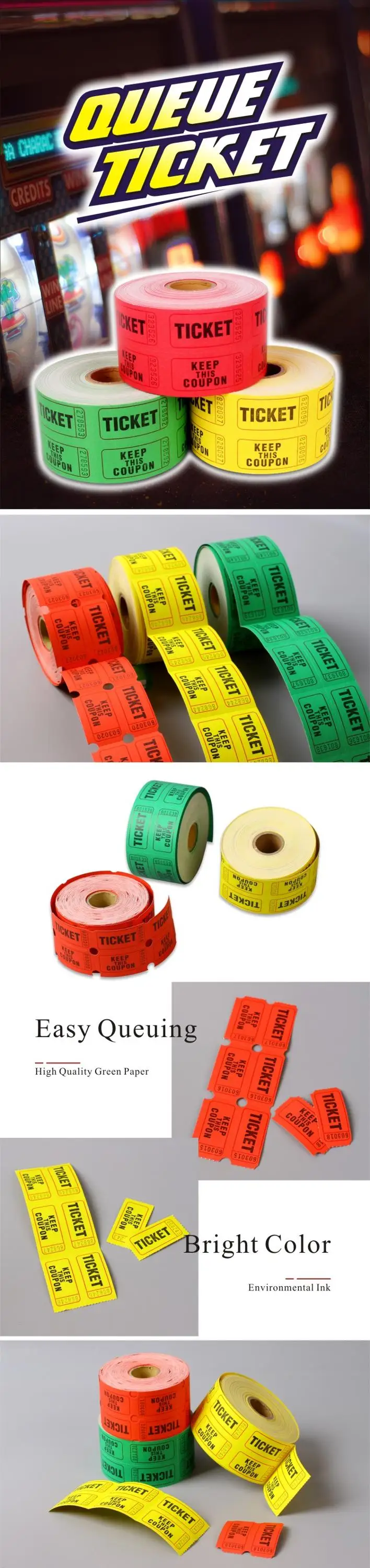 Chinese Raffle Tickets Roll - Buy Chinese Raffle Tickets Roll,Raffle ...