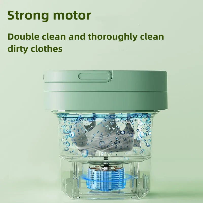Small Rechargeable Folding Washing Machine With Drying Electric ...