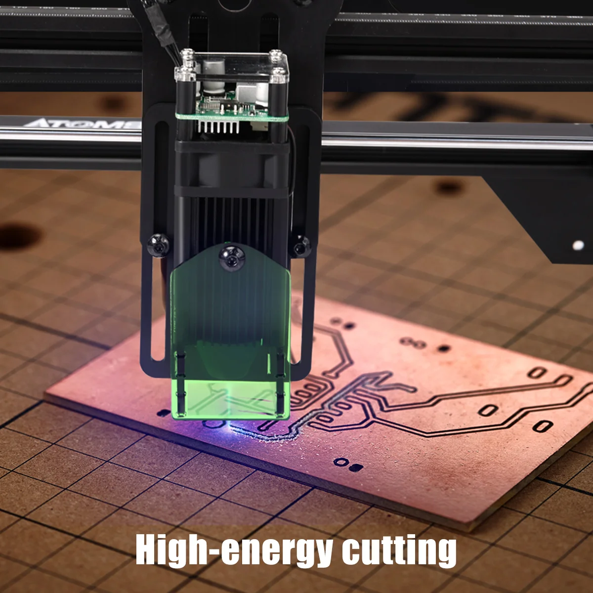 Laser Cutting Diy Mini Cnc Laser Engraving Machine 410*400mm Wood Paper ...