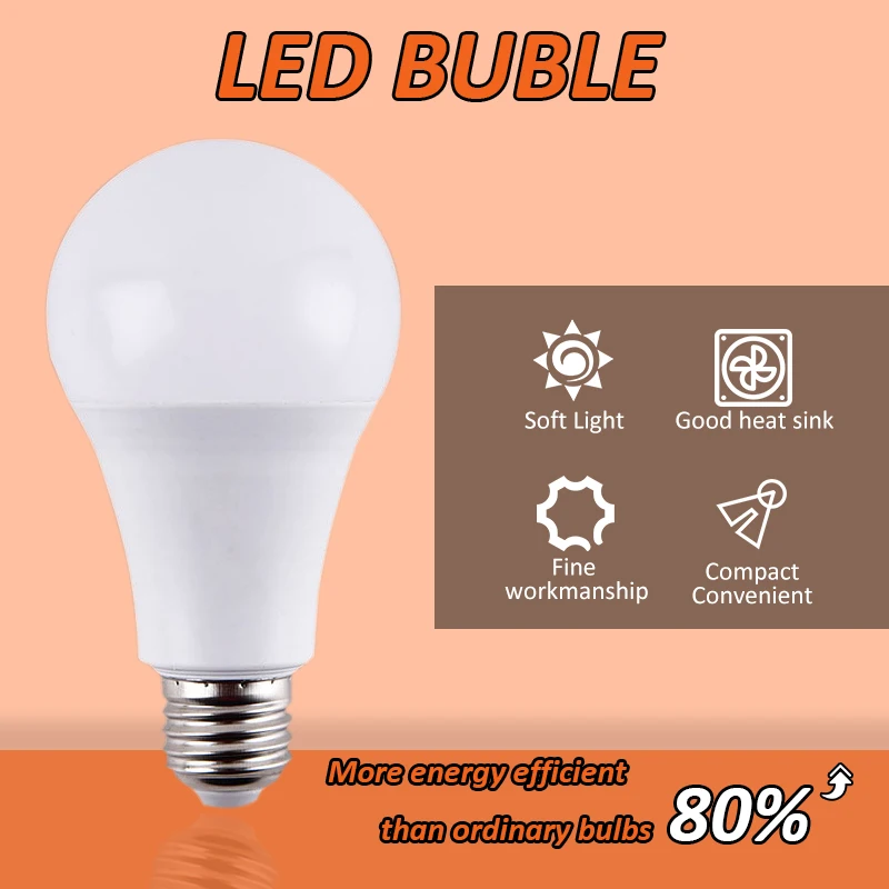 Soft Translucent Cover More Energy Efficient Than Qrdinary Bulbs 80% ...