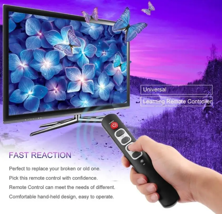 6 Key Learning Remote Control Learning Copy Code Infrared Ir Remote ...