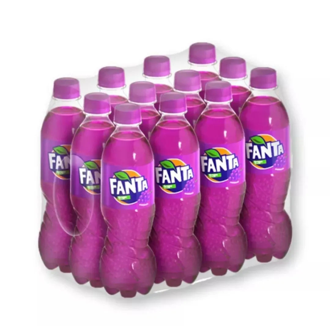 Fanta Grape Flavored Soft Drink 450ml (1 Pack/12 Bottles) Premium ...