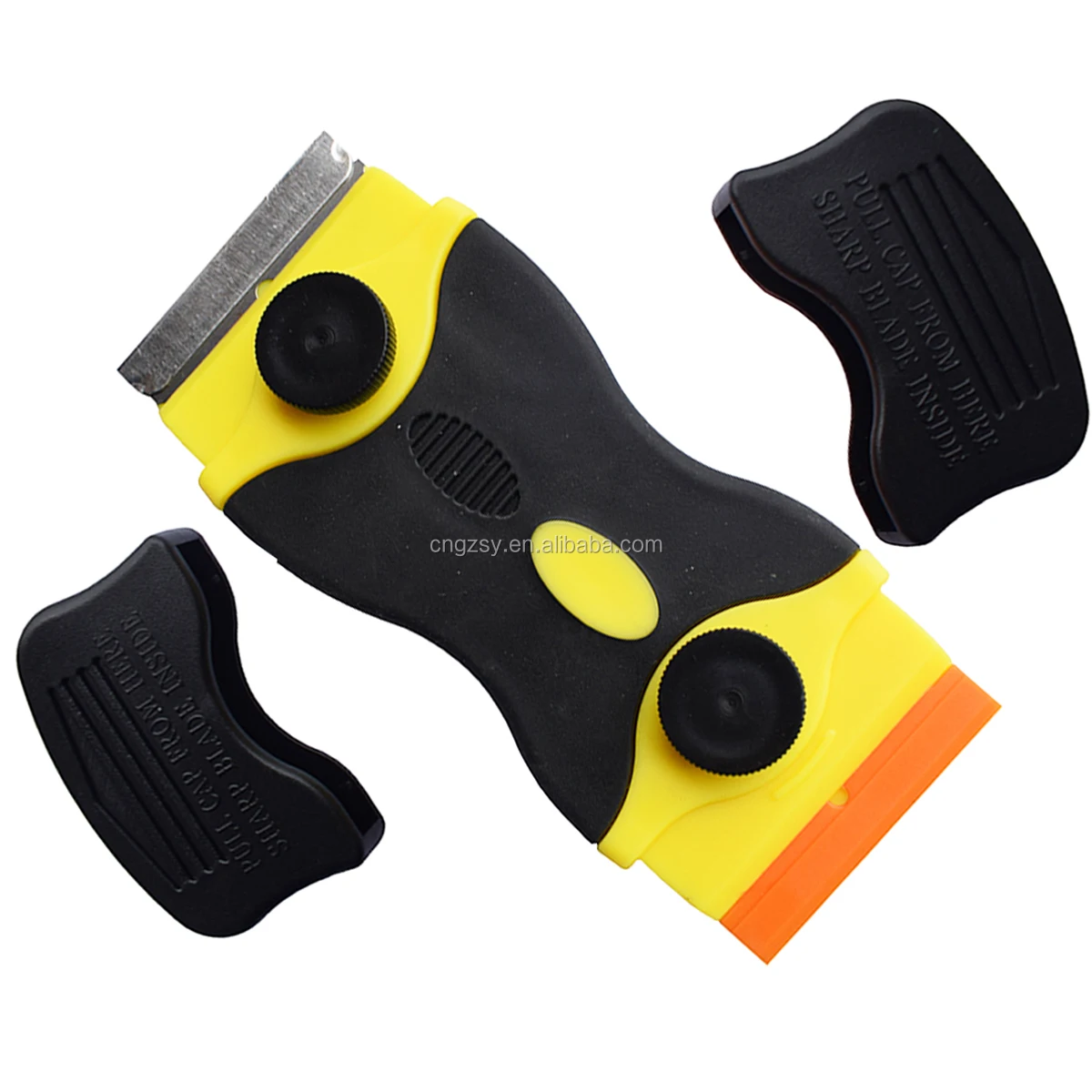 Plastic Razor Scraper Double Edge Razor Blades For Glue Removing - Buy ...