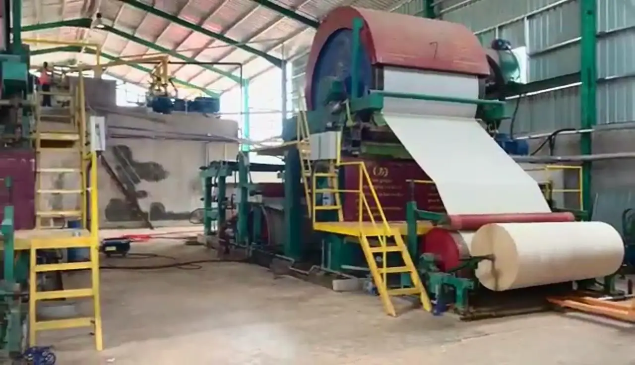 Bamboo Pulp Toilet Paper Making Machine - Buy Bamboo Paper Making ...