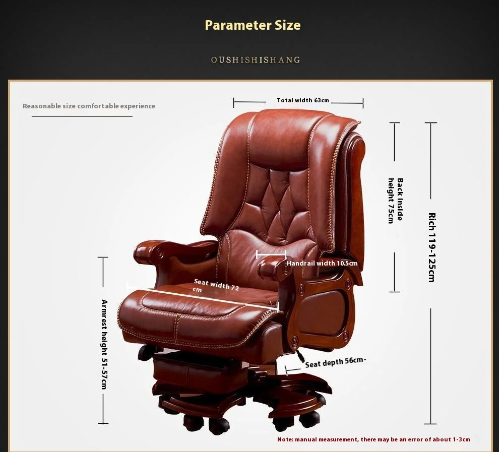 Yazhi tan leather hs code office chair luxury min order 1 in wooden ...