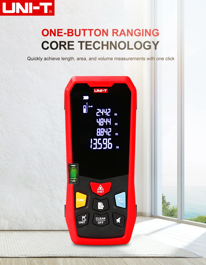 UNI-T Laser Measuring Tape - Precision for Interior & Exterior