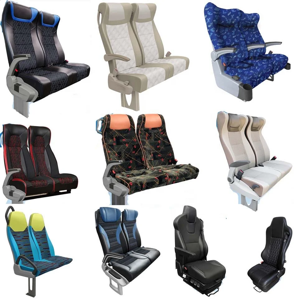 ADR Certified Bus Passenger Seat with Aluminum Alloy Die-casting+PU ...