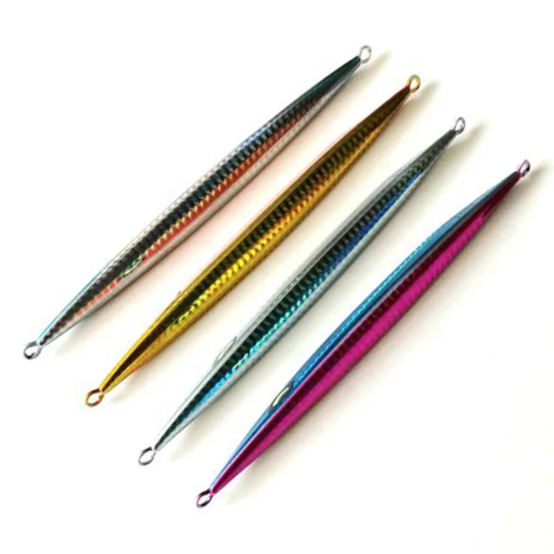 SHINLON Fast Sinking Jigging Fishing Lure 150g 200g 250g 300g 400g Luminous Metal Saltwater Jig ...