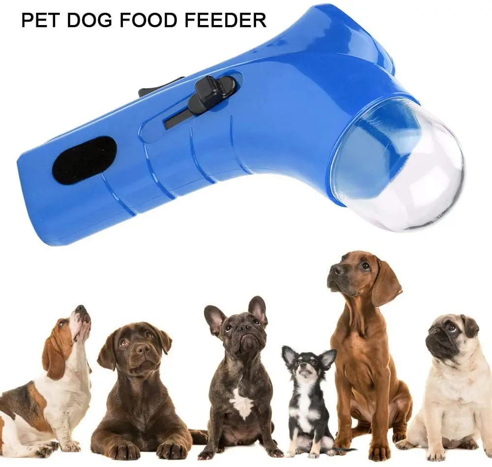 Snack Gun Catapult Interactive Toys Food Training Dog Pet Treat ...
