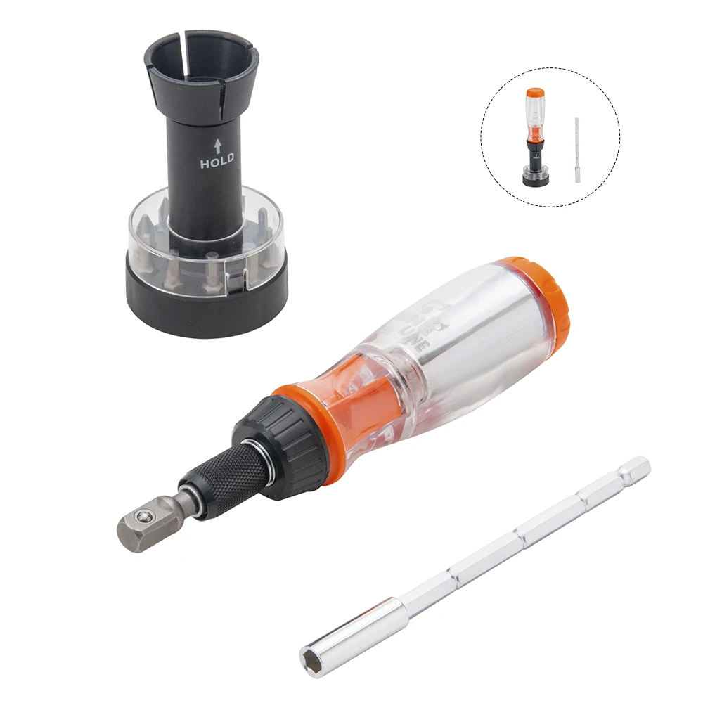 14pcs Multi-bit Vertical Ratchet Screwdriver Set With Extension Bar ...