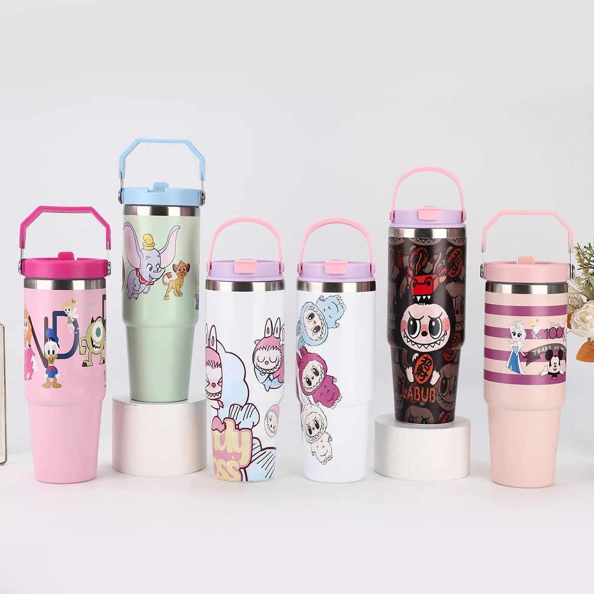 Newest Custom Cartoon Cute Labu Labu Character 30 Oz Travel Coffee Mug ...