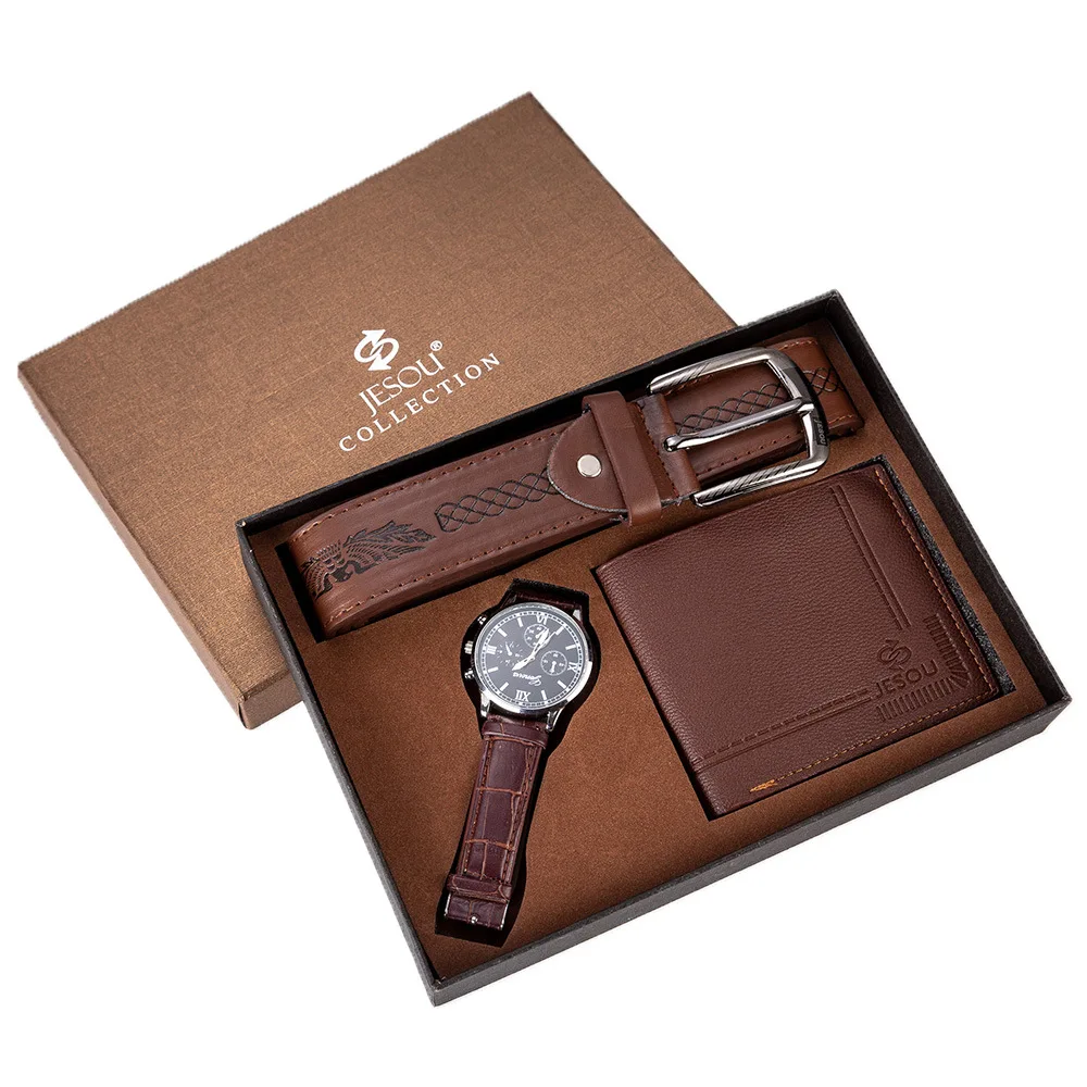 Men's Gift Set - Exquisite Packaged Watch + Wallet
