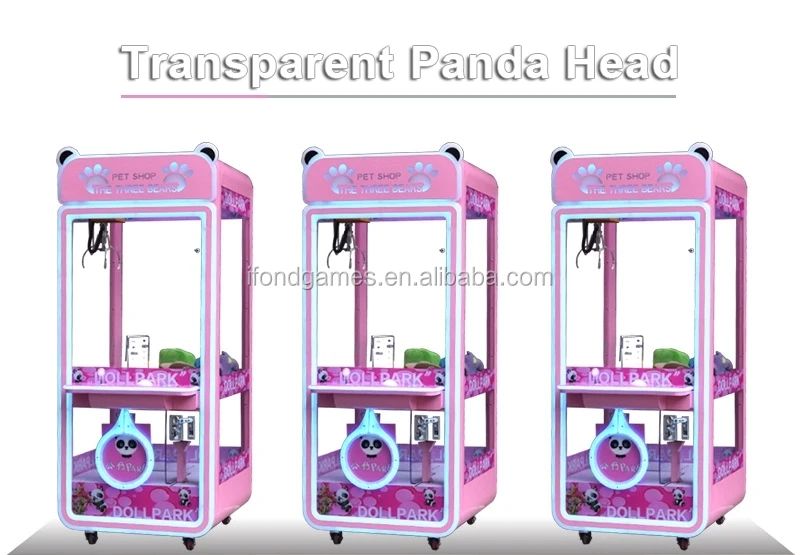 Hot Sale Pink Large Doll Machine Arcade Toy Vending Machine