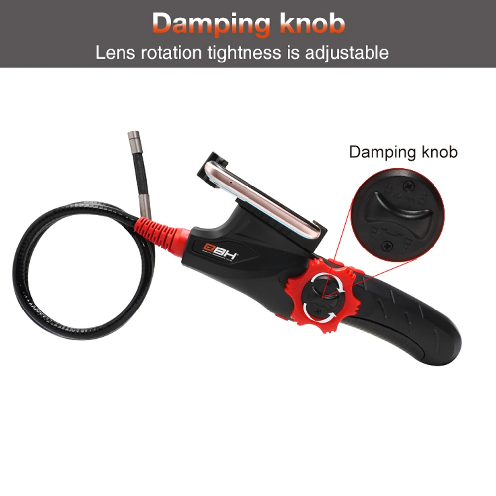 2-way Articulating Hd Borescope Endoscope For Android And Ios Phone 360 ...
