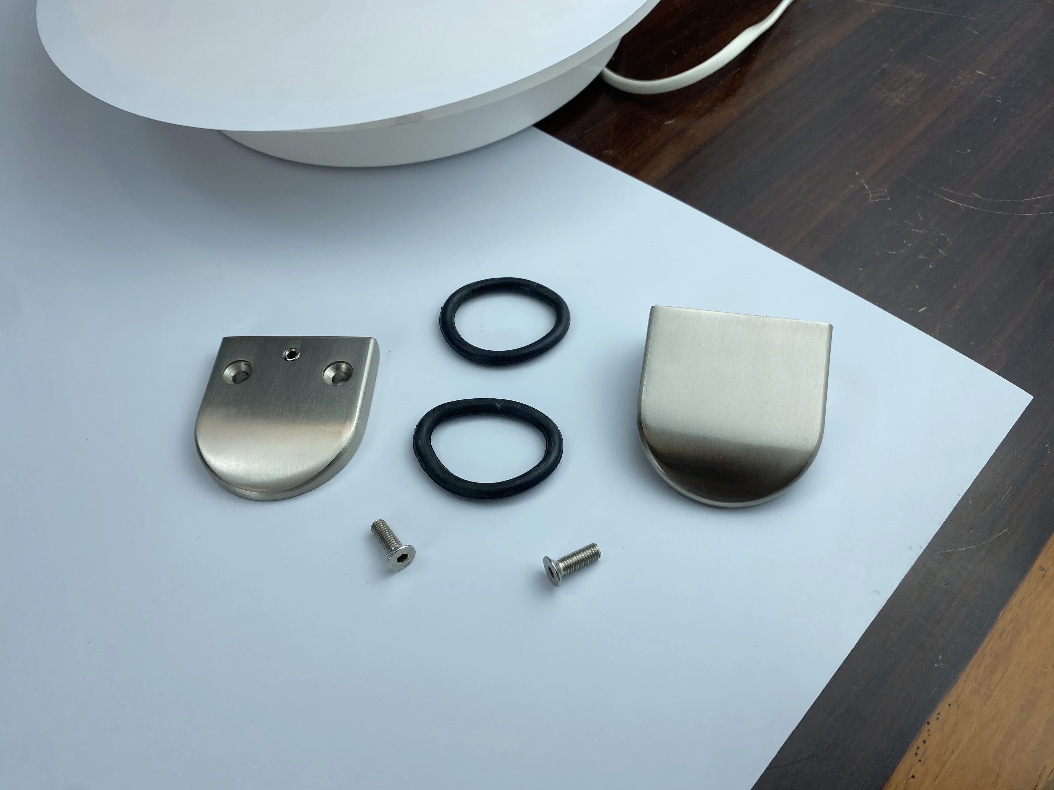 Stainless Steel Semicircular Moveable Glass Clamp Glass Fastener Clamp ...