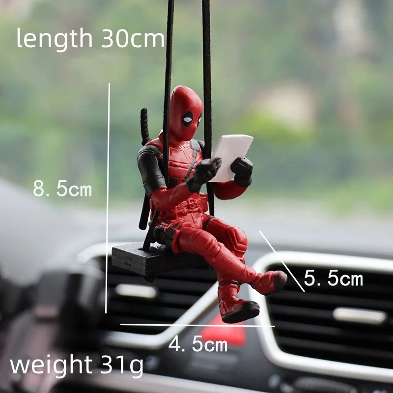 Deadpool Anime Figurine Swing Pendant Car Accessory - OEM | Wholesale
