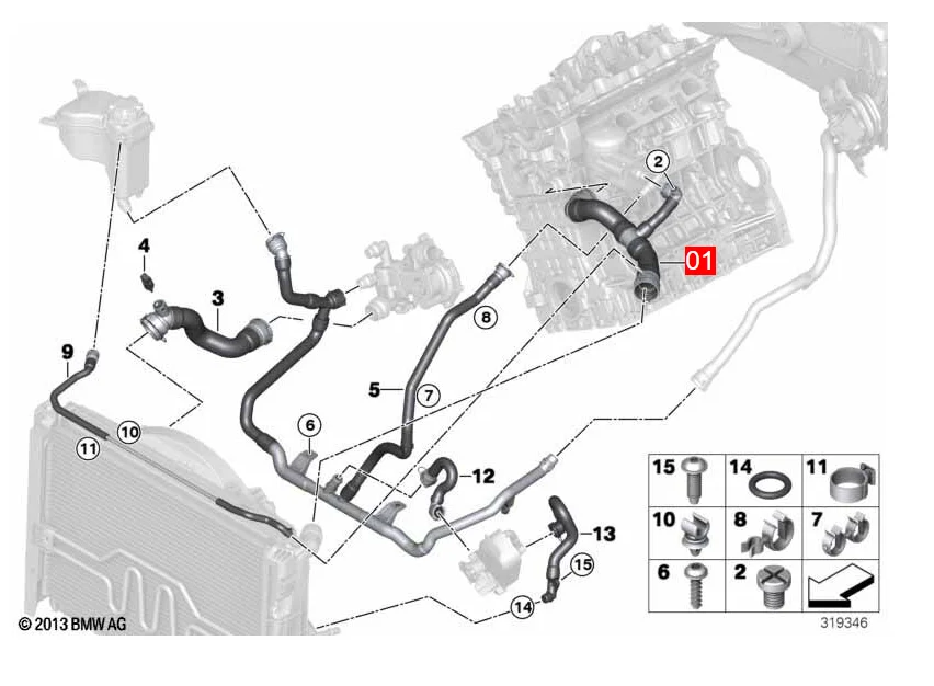 宝马e81 E87 E82 116i 118i 120i水箱散热器软管 (上部) 17127525023 - Buy 水箱散热器软管 (上部),17127525023,适用于宝马e81 E87 ...