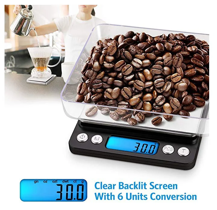 Scales Digital Electronic 1000g 2000g 0.1g Electronic Scale ...