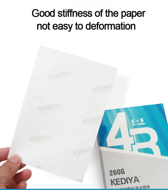Premium Resin Coated Luster Waterproof 260gsm 4R RC Satin Photo Paper