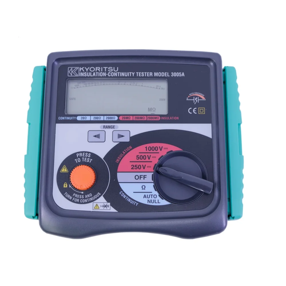 Kyoritsu 3005A Digital Megohmmeter 250V/500V/1000V - Reliable ...
