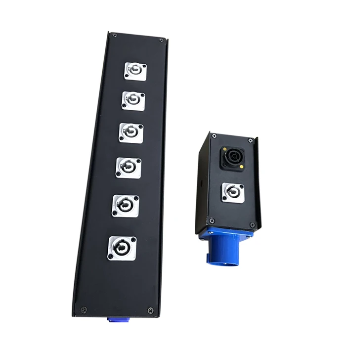 Truss Mount Unit Powercon Split Socapex Input LED DB Power Box