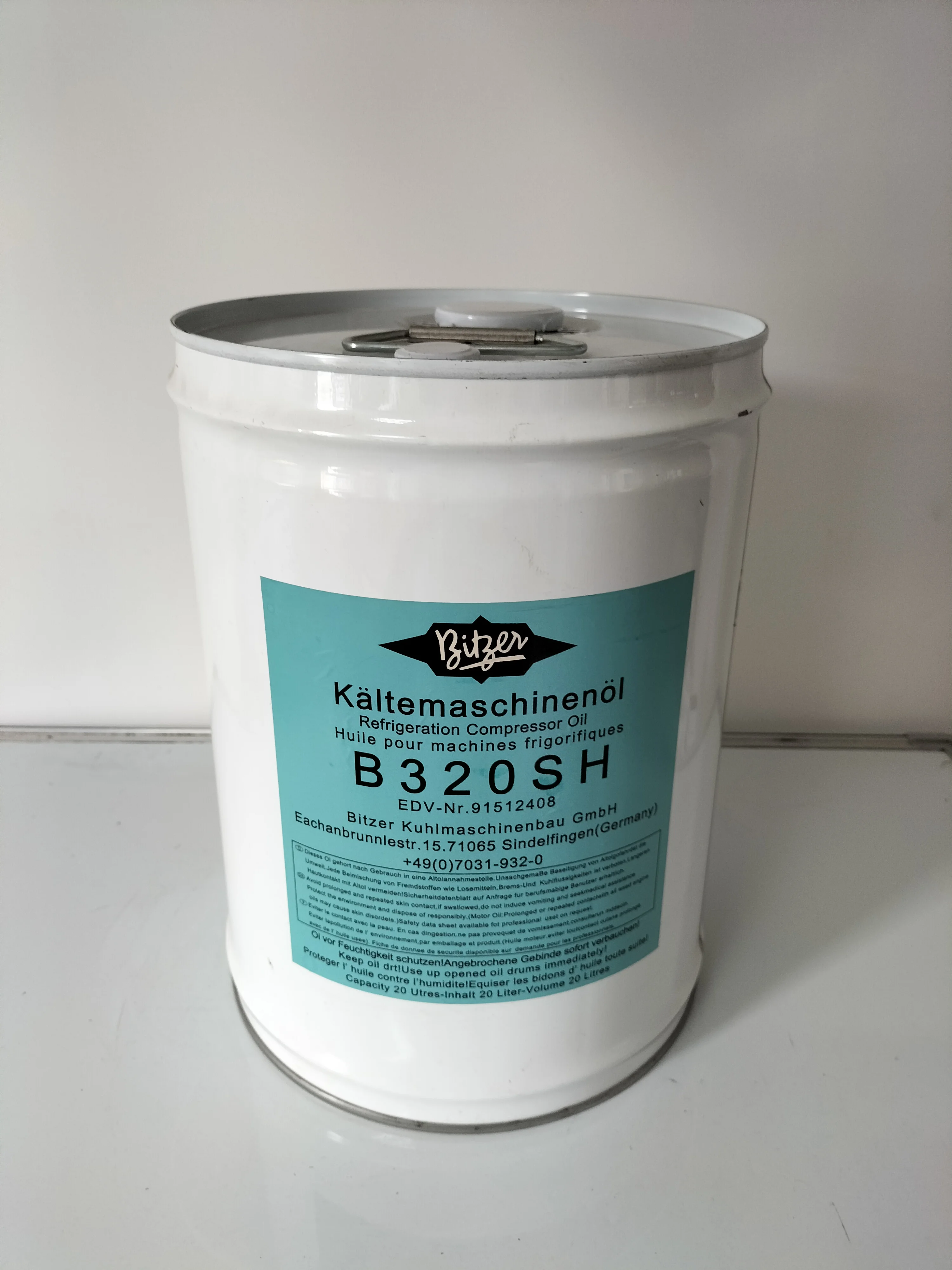 Bitezr Compressor Lubricant Bitzer Refrigeration Lubricant B320sh ...
